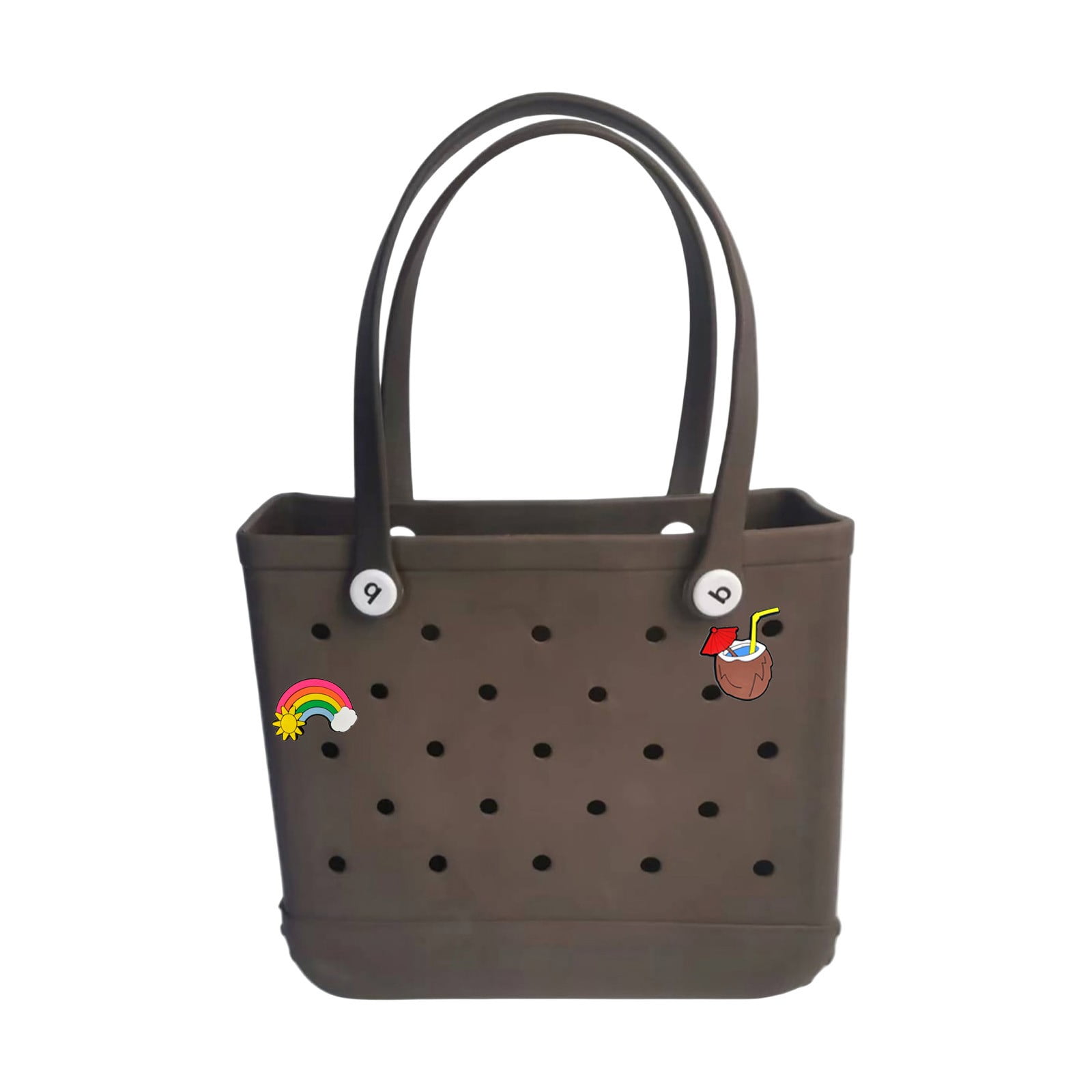 Simple Modern Beach Bag Rubber Tote | Waterproof Tote Bag with Zipper ...