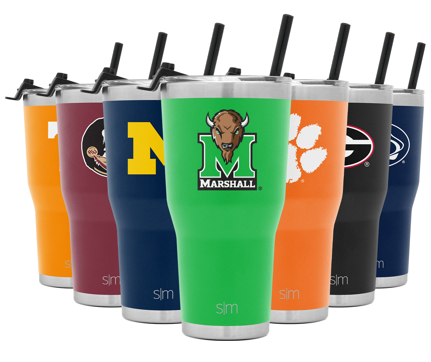Simple Modern College 30oz Cruiser Tumbler with Straw & Closing Lid ...