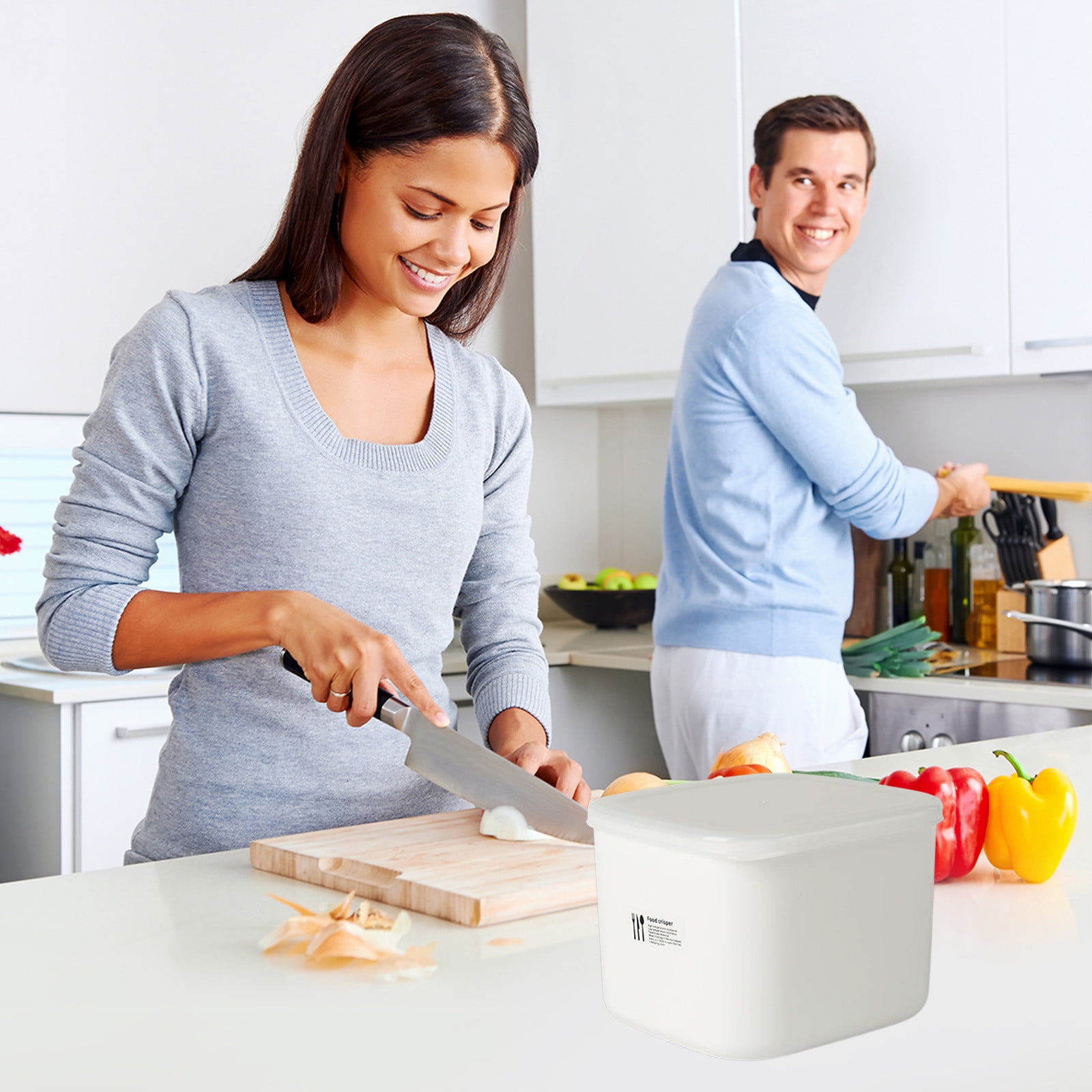 Simple Modern Lunch Box, Border Adult Bento Box Sealed Fruit Box Salad ...