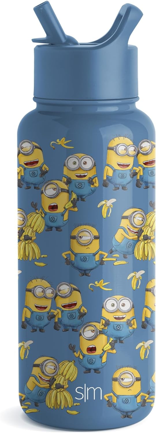 Simple Modern Minions Water Bottle with Straw Lid Vacuum Insulated ...