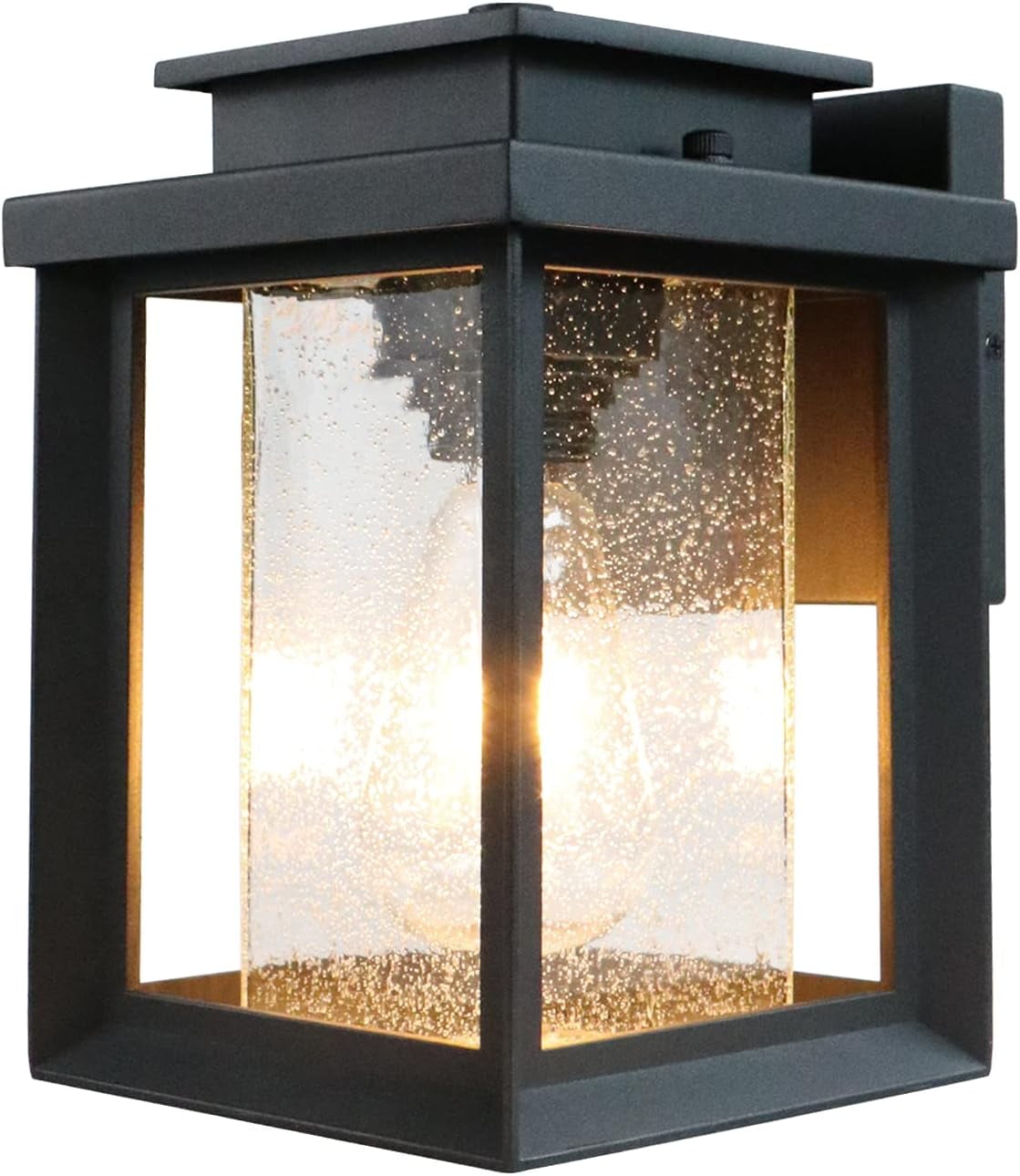 Simple Modern Outdoor Wall Light with Bubble Glass Lamp Shade, Ideal ...