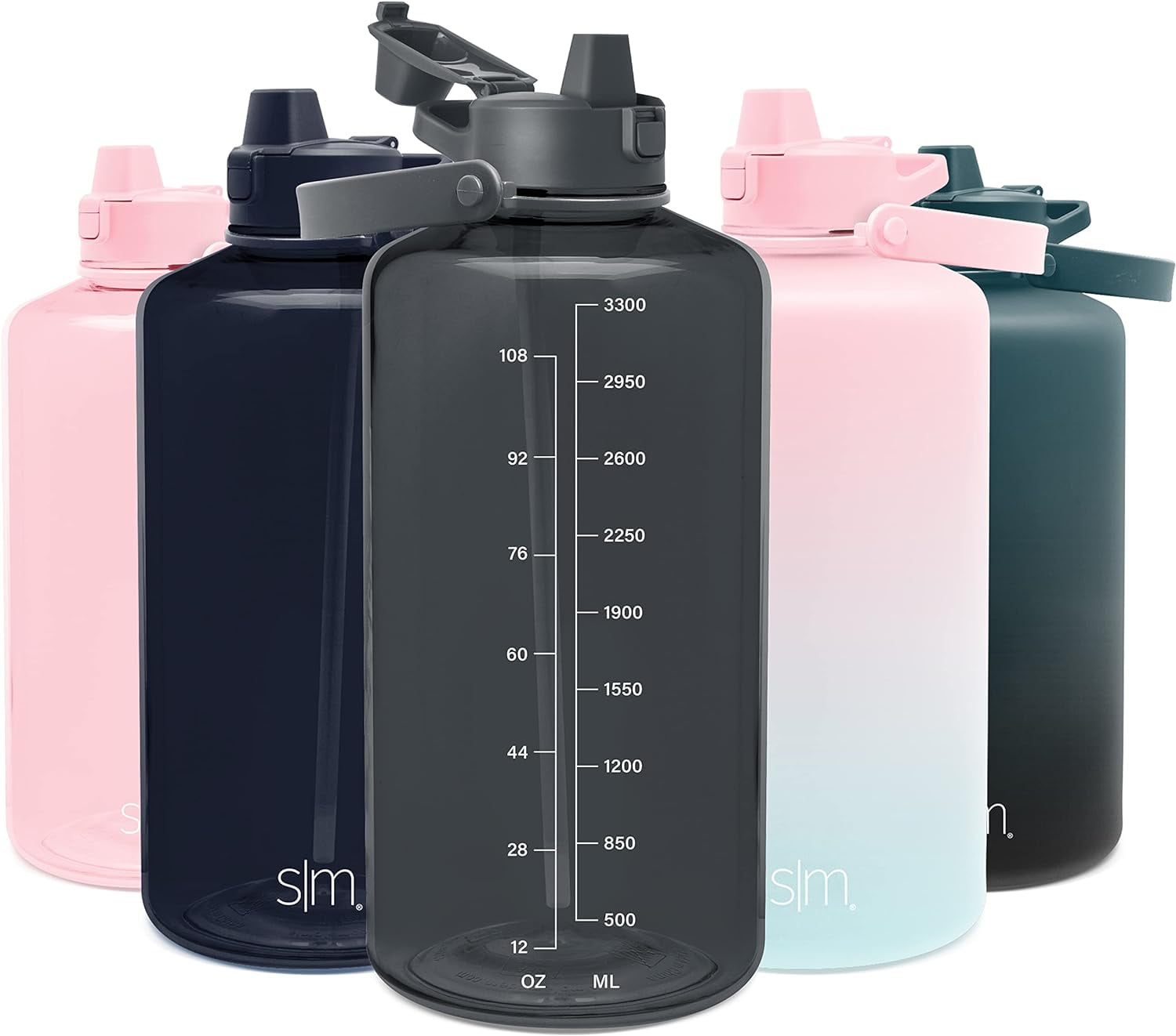 Simple Modern Reusable Tritan Summit Water Bottle with Silicone Straw ...