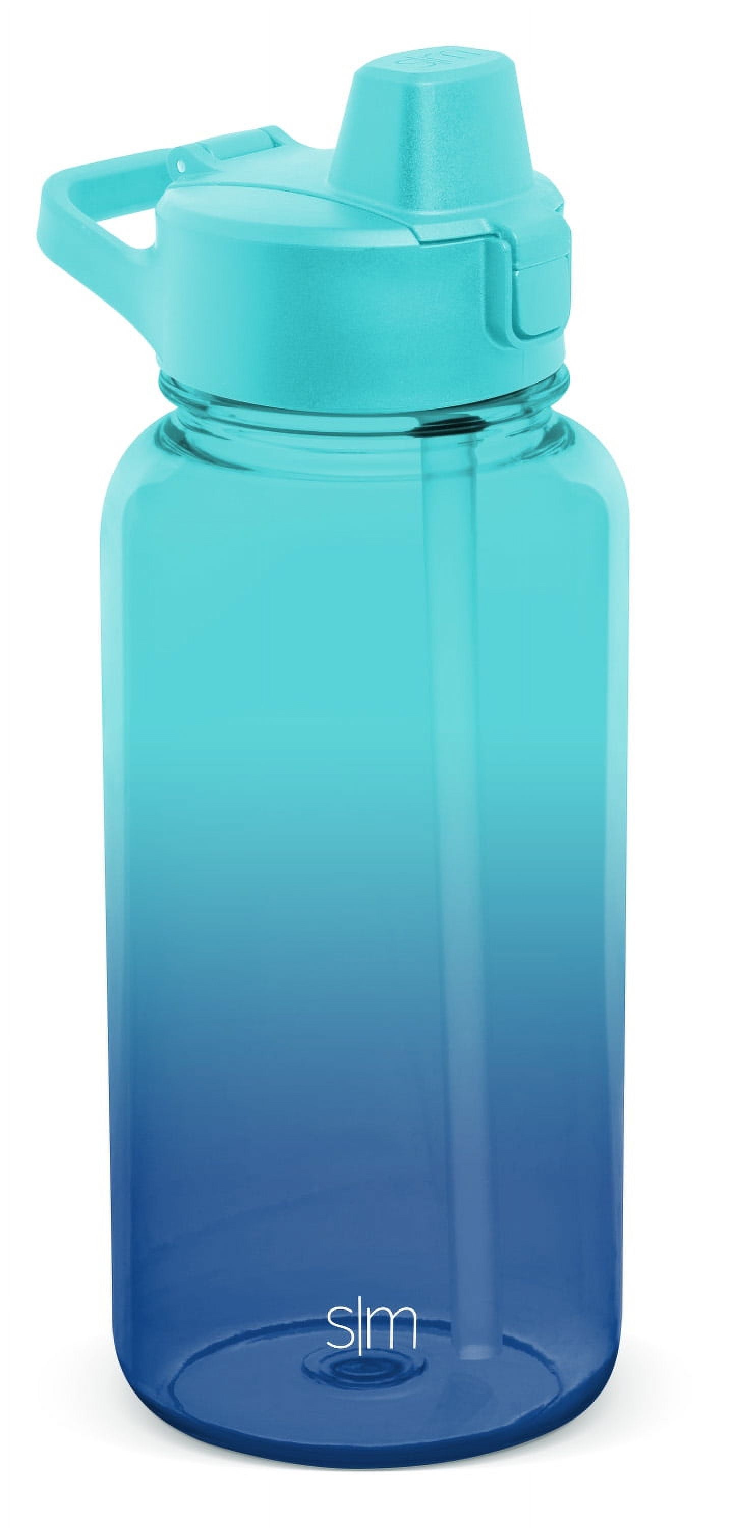 Simple Modern Tritan Summit Water Bottle, 32 fl oz, Silicone Straw Lid ...
