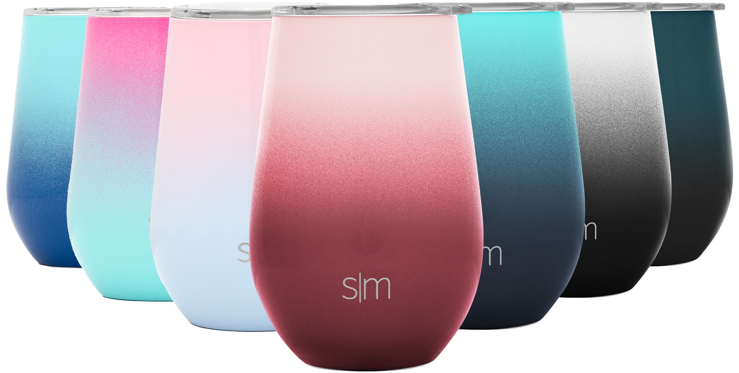 Simple Modern Spirit 12oz Wine Tumbler Glass with Lid - Vacuum Coffee ...