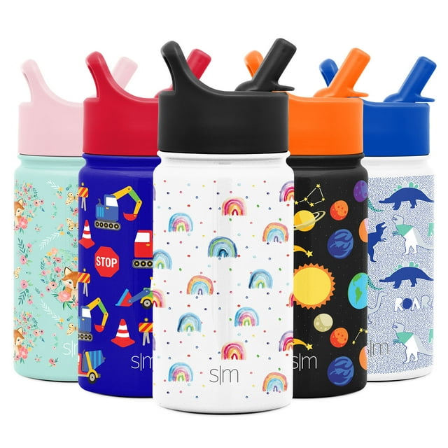 Simple Modern Summit Water Bottle Straw Lid Vacuum Insulated Stainless ...