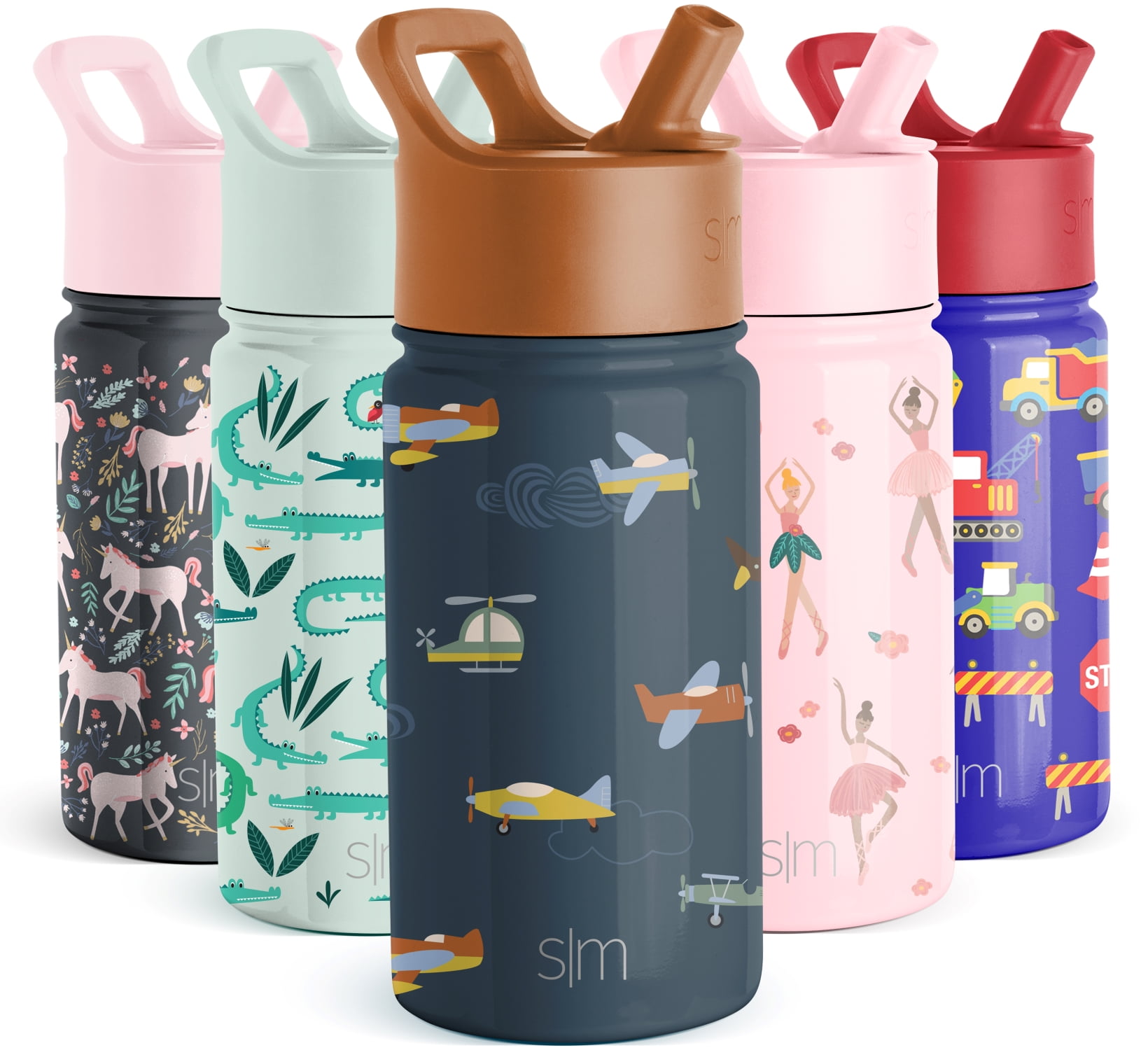 Simple Modern Summit Water Bottle Straw Lid Vacuum Insulated Stainless ...
