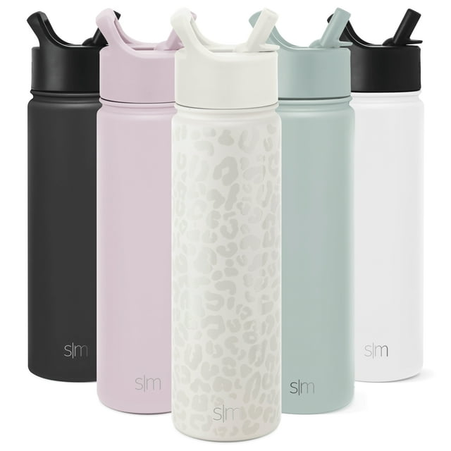 Simple Modern Summit Water Bottle Straw Lid Vacuum Insulated Stainless ...