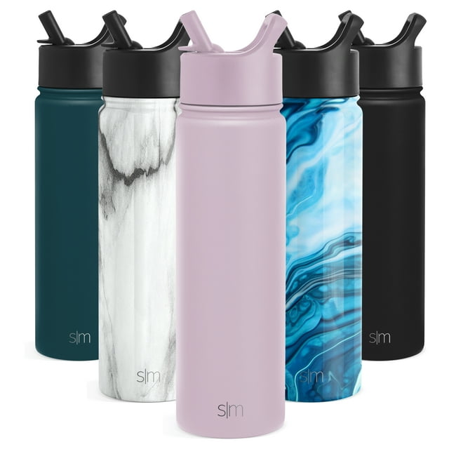 Simple Modern Summit Water Bottle Straw Lid Vacuum Insulated Stainless ...