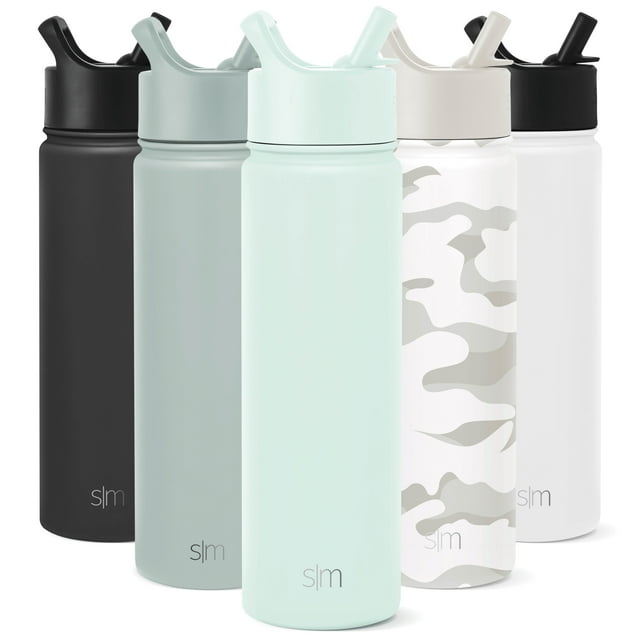 Simple Modern Summit Water Bottle Straw Lid Vacuum Insulated Stainless ...