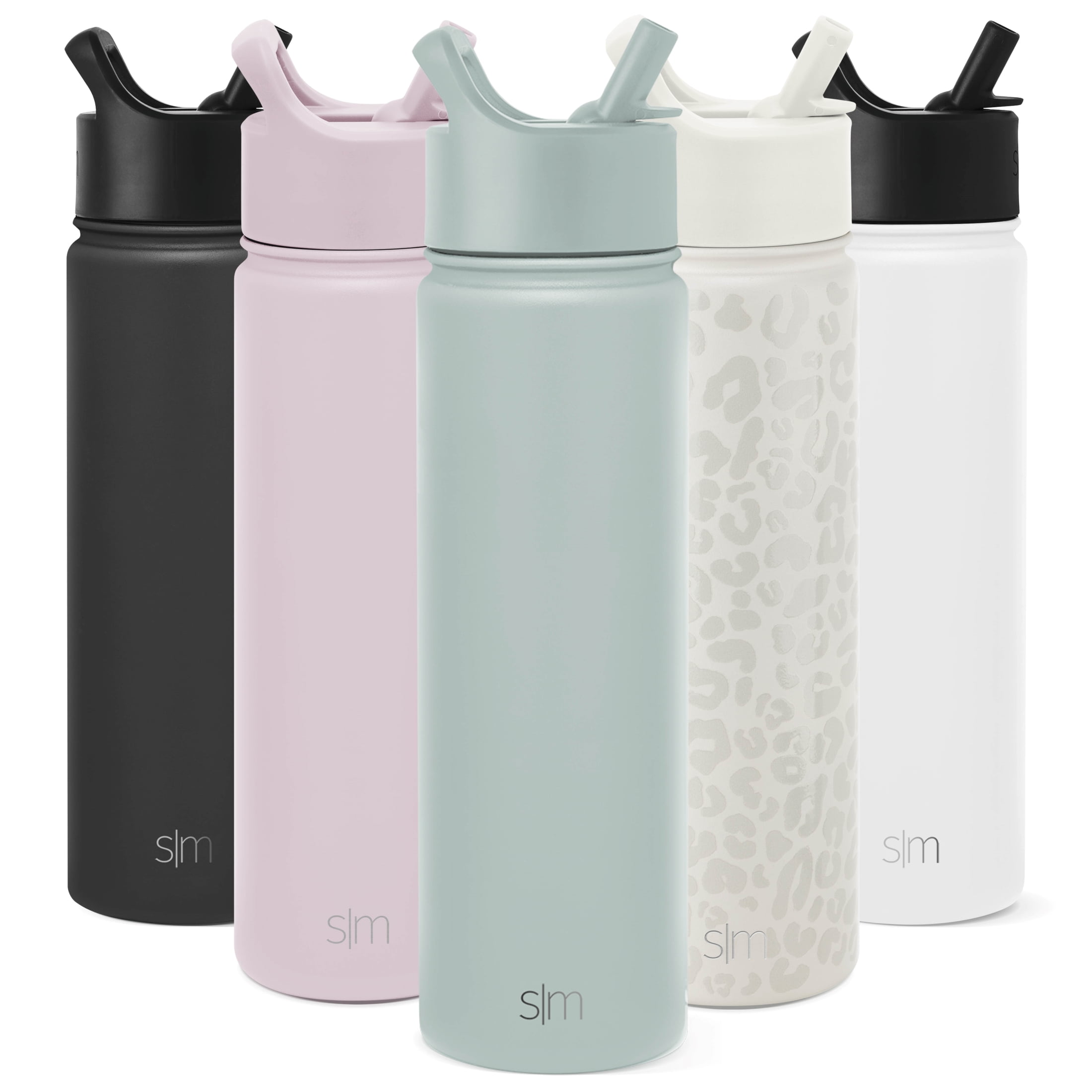 Simple Modern Summit Water Bottle Straw Lid Vacuum Insulated Stainless ...
