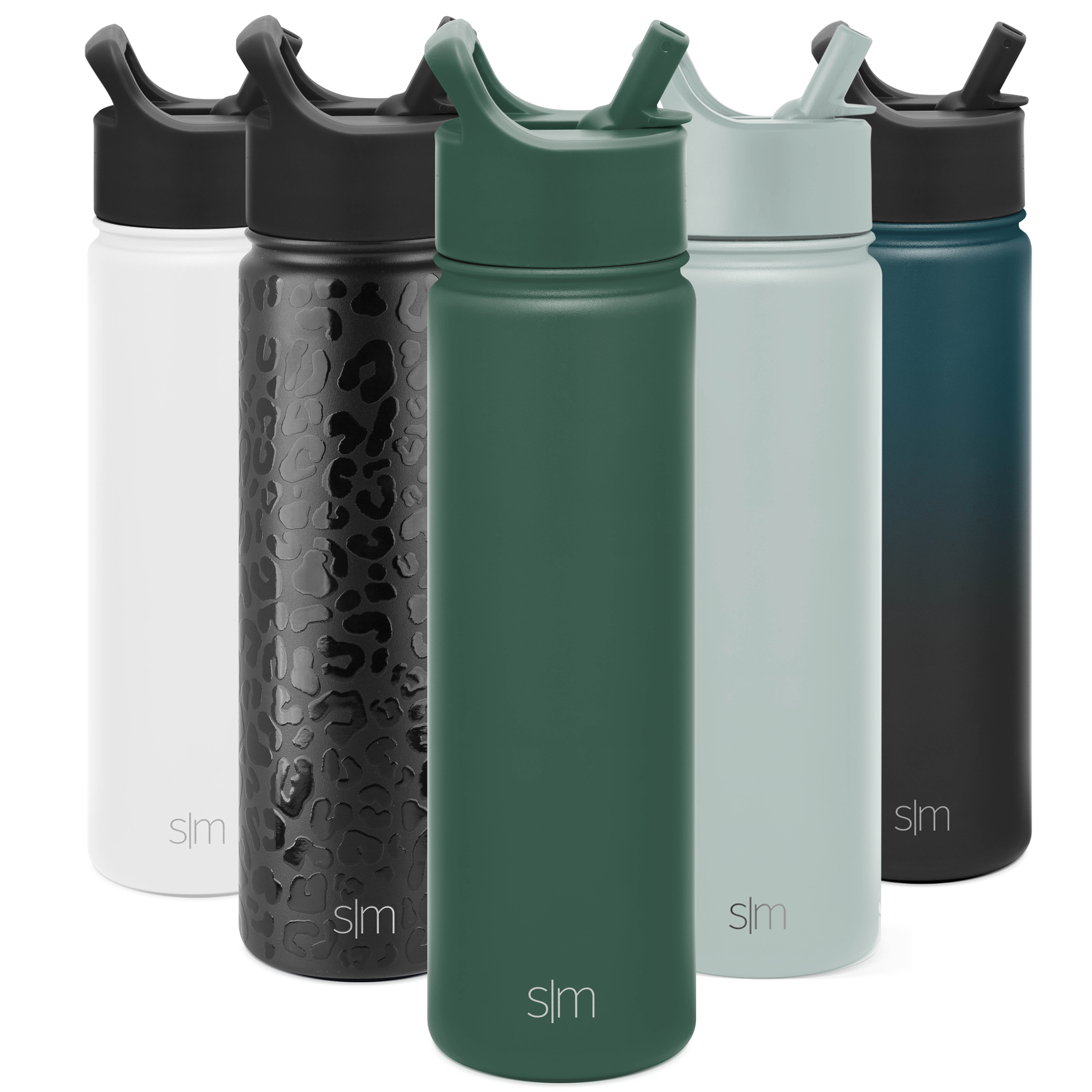 Simple Modern Summit Water Bottle Straw Lid Vacuum Insulated Stainless ...