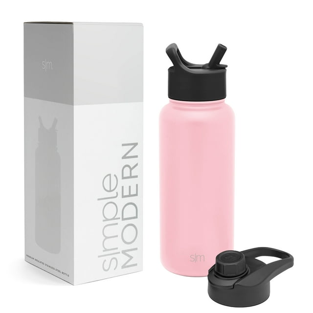 Simple Modern 32oz Summit Water Bottle with Straw, Chug Lid, Vacuum ...