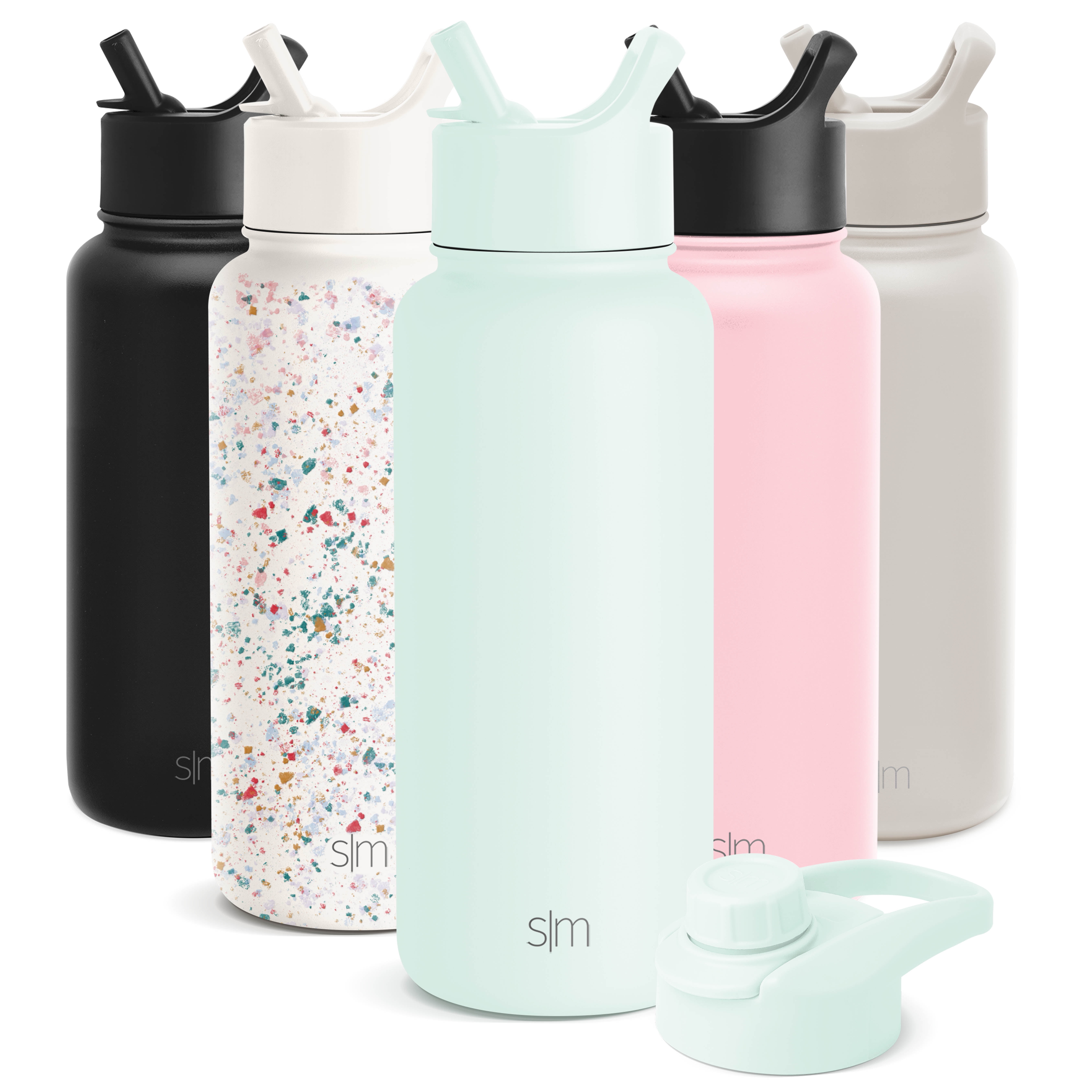 Simple Modern Summit Water Bottle Straw and Chug Lid Vacuum Insulated ...
