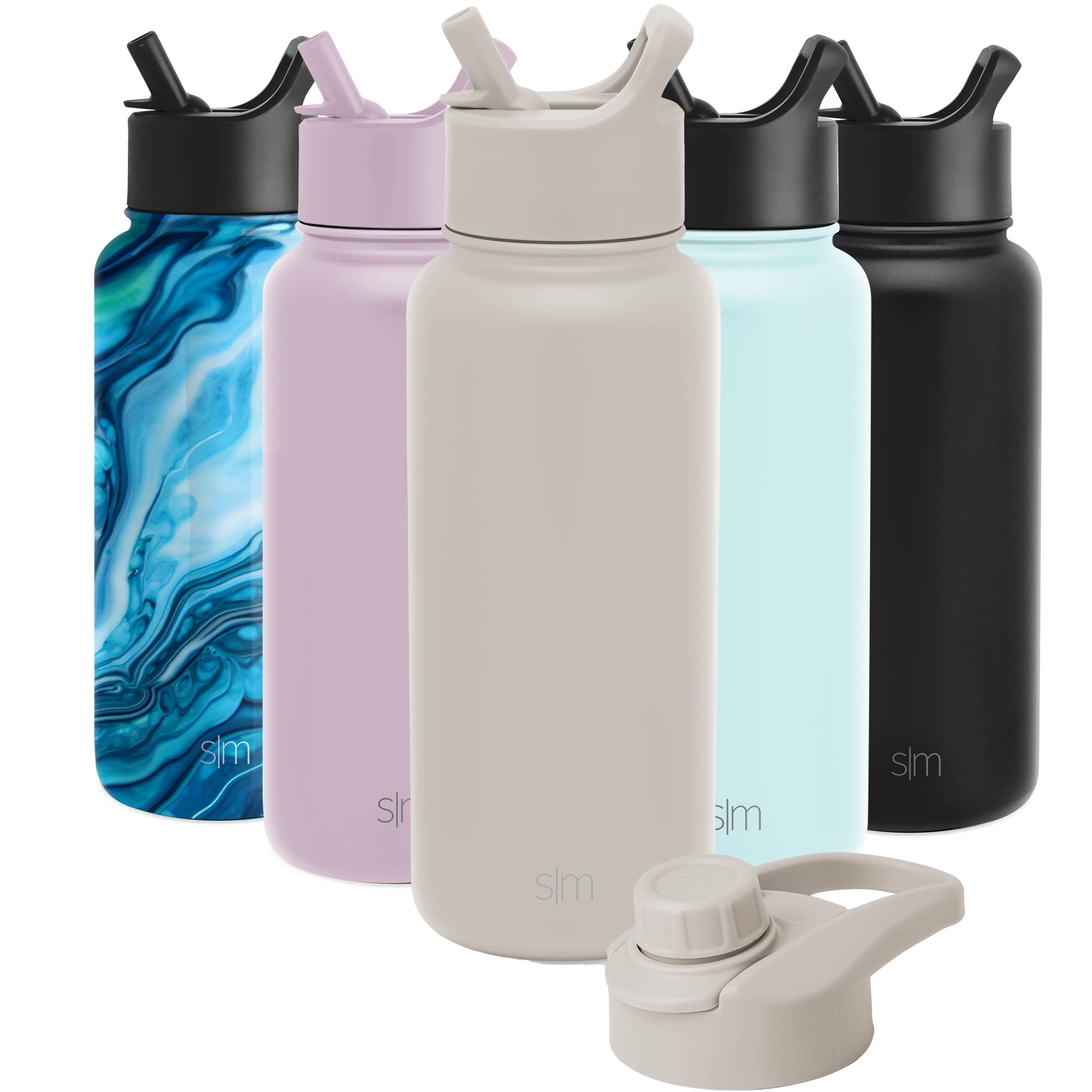 Simple Modern Summit Water Bottle Straw and Chug Lid Vacuum Insulated ...