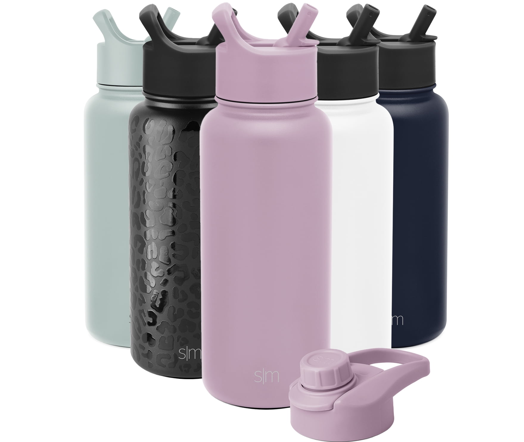 Simple Modern Summit Water Bottle, Straw and Chug Lid, Leakproof ...