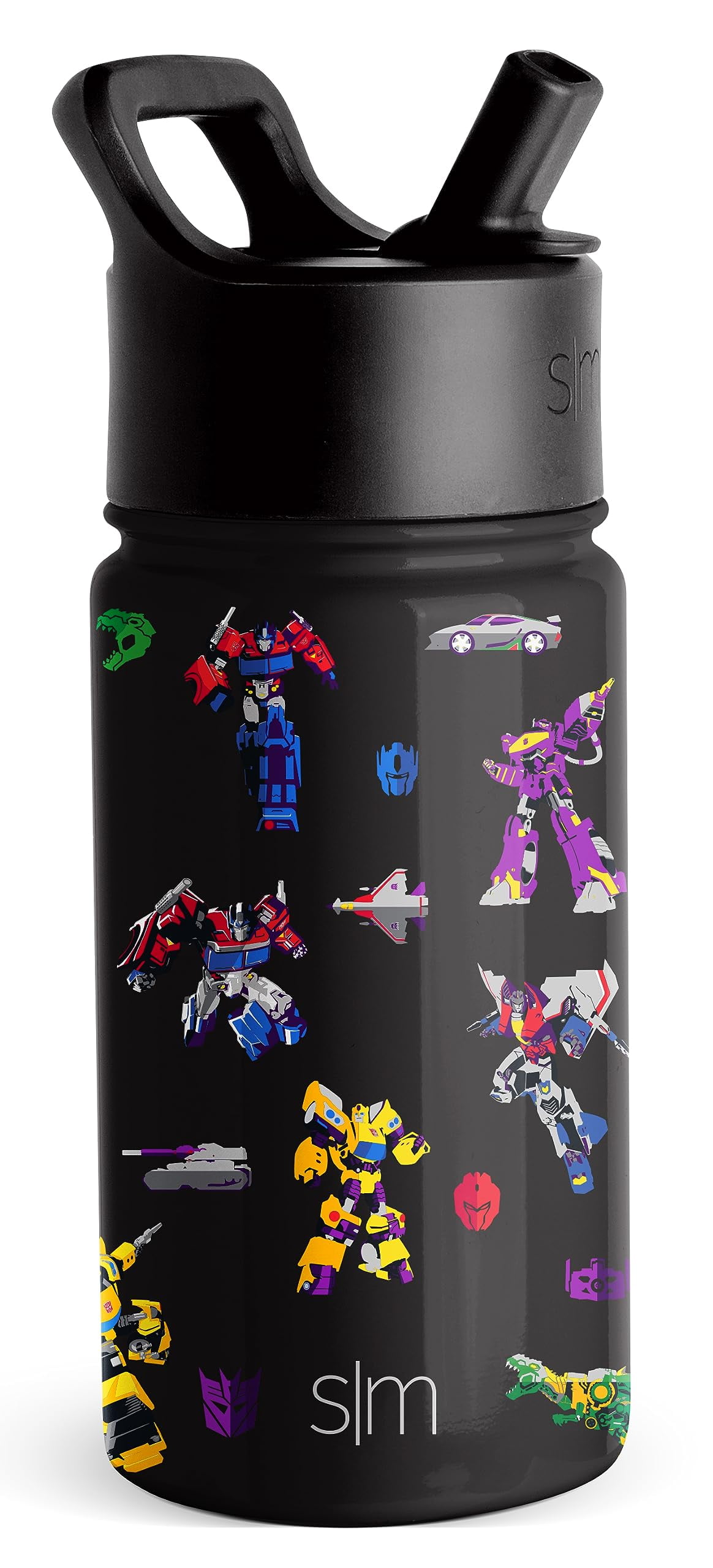 Simple Modern Transformers Kids Water Bottle with Straw Lid | Reusable ...