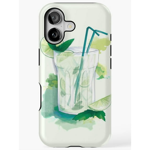 Simple Mojito Minimal Text Design Phone Case for iPhone 17 16 15 14 13 ...