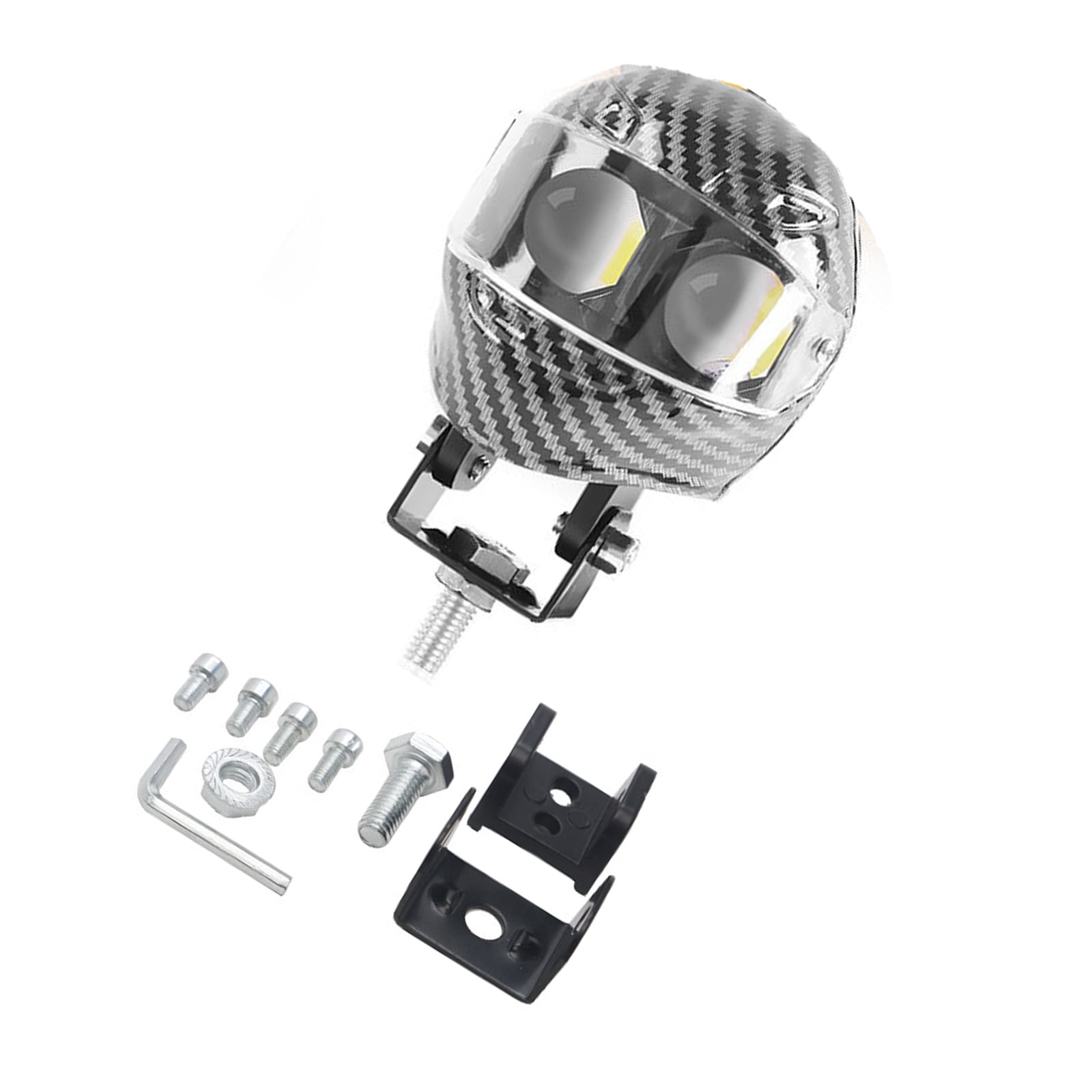 Simple Mounting Spotlights for Electric Bike Motorcycle Helmets Shaped ...
