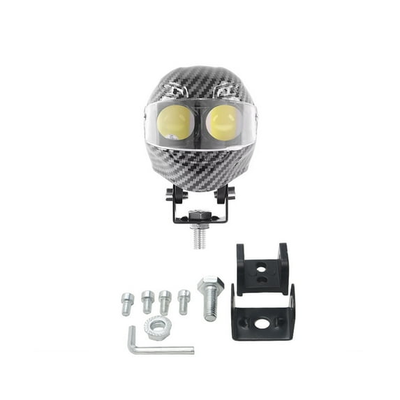 Simple Mounting Spotlights for Electric Bike Motorcycle Helmets Shaped LED Bulb LED Headlight ...