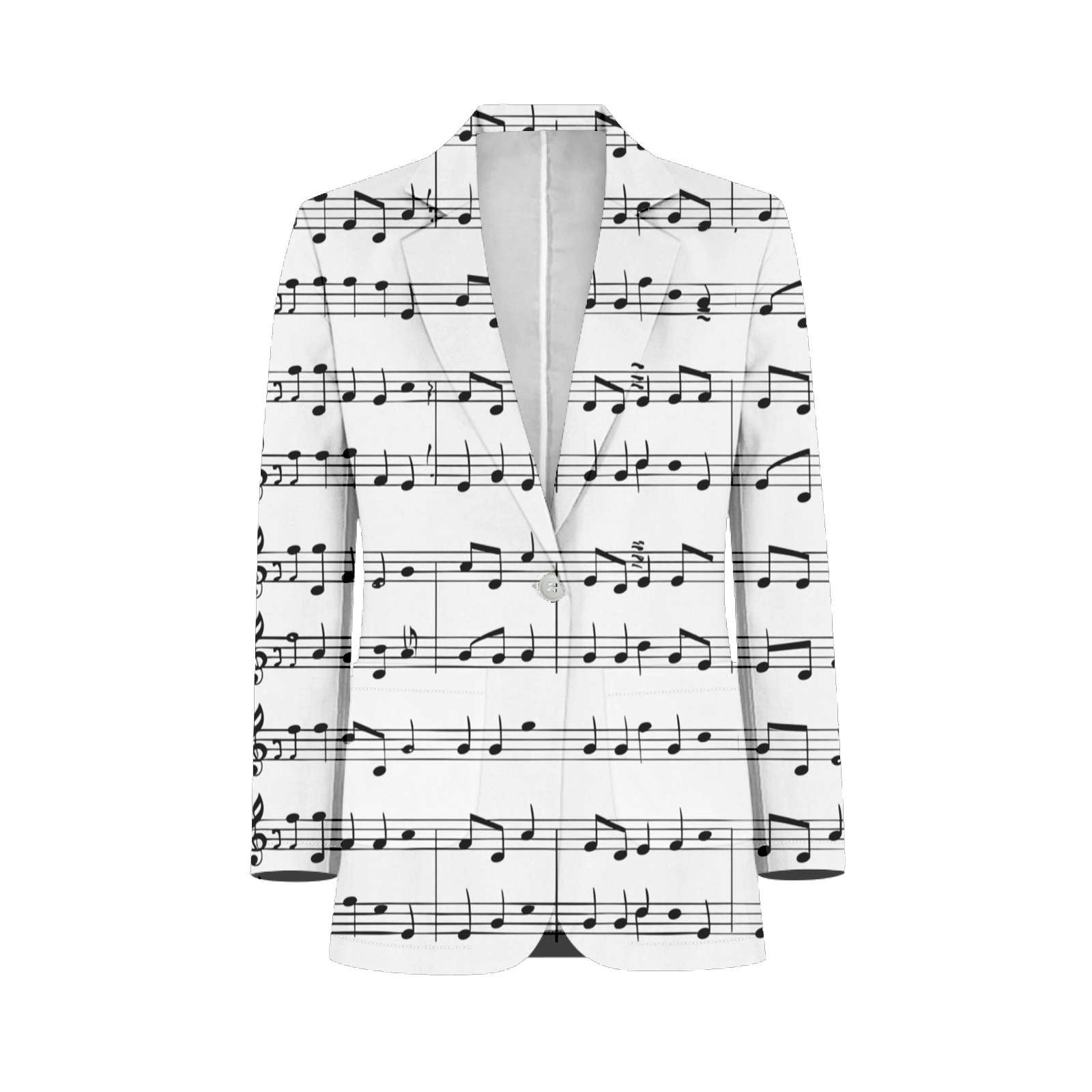 Simple Musical Notation Customized Men's Suits full man Shawl Collar ...