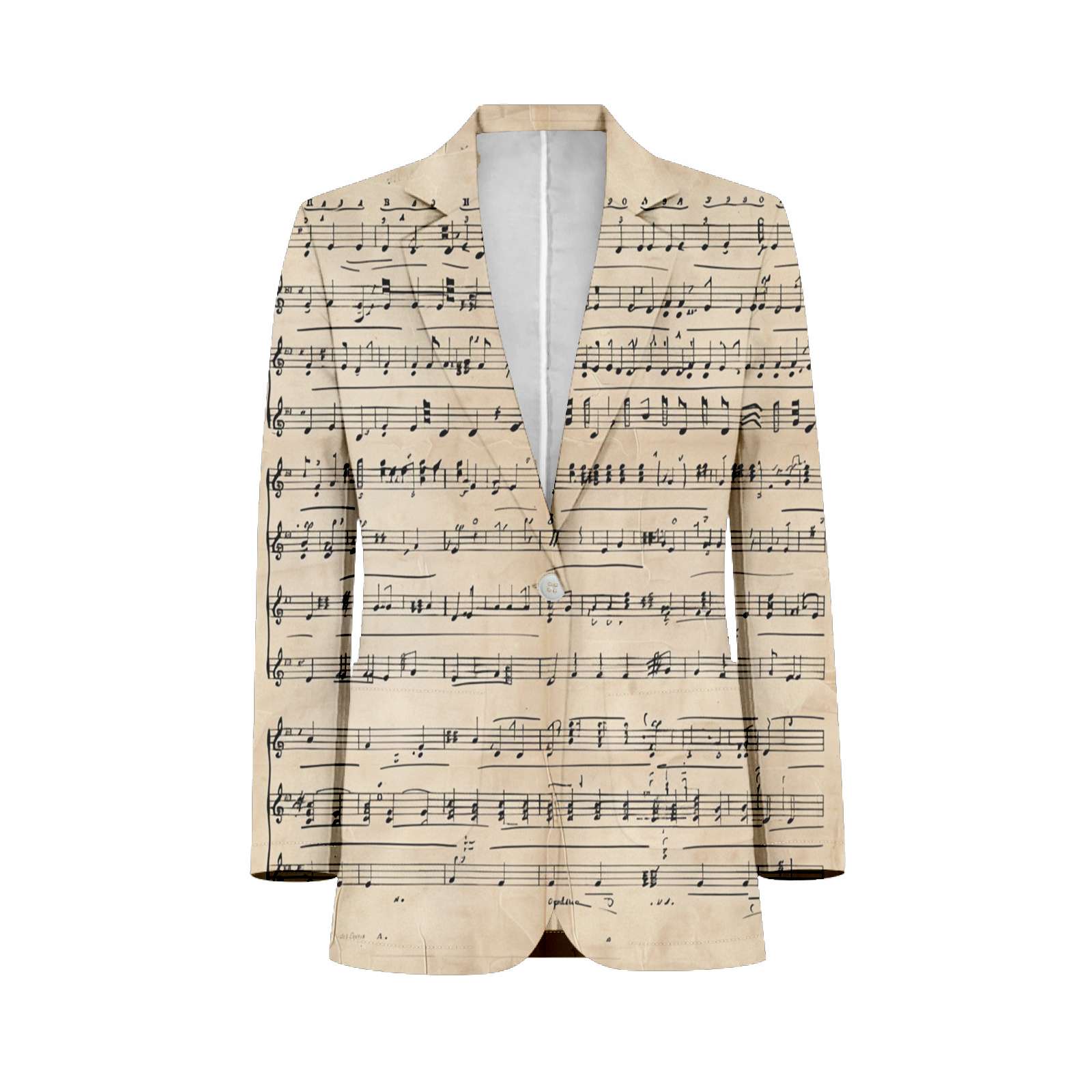 Simple Musical Notation Mens Suits Shawl Collar Slim Fit Suit Mens ...