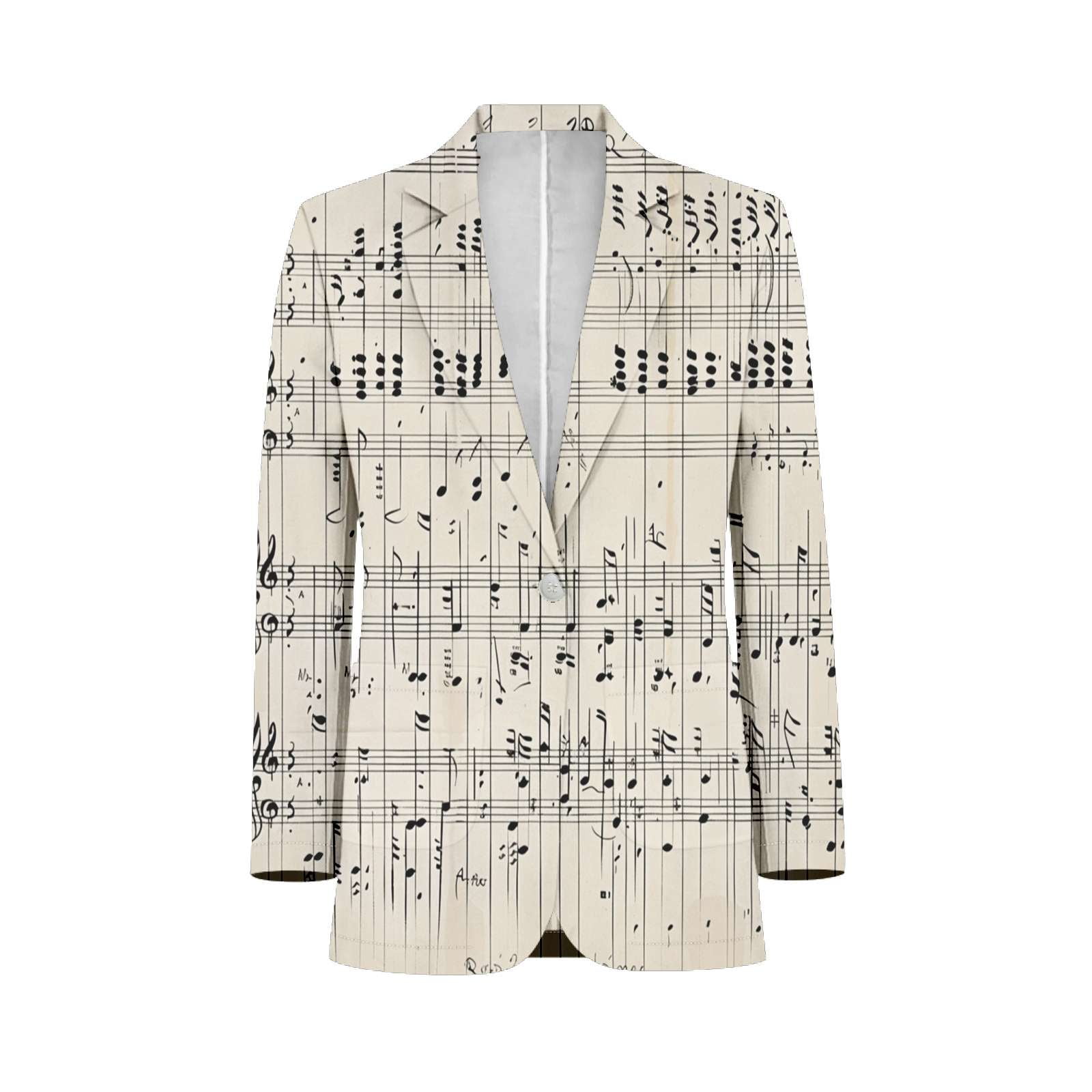 Simple Musical Notation Mens Suits Shawl Collar Slim Fit Suit Mens ...