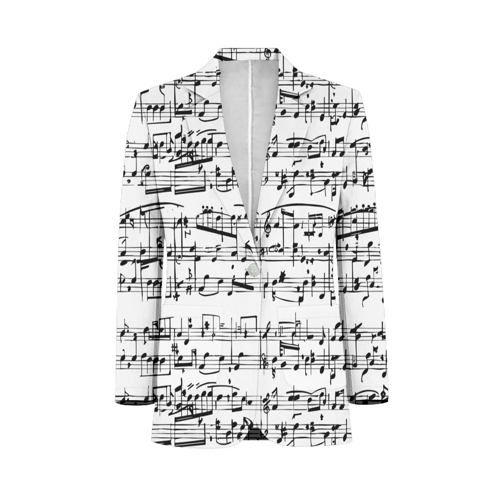 Simple Musical Notation Mens Suits Shawl Collar Slim Fit Suit Mens ...