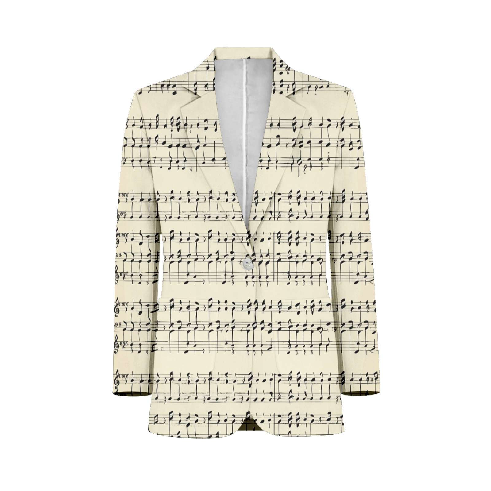 Simple Musical Notation Mens Suits Shawl Collar Slim Fit Suit Mens ...