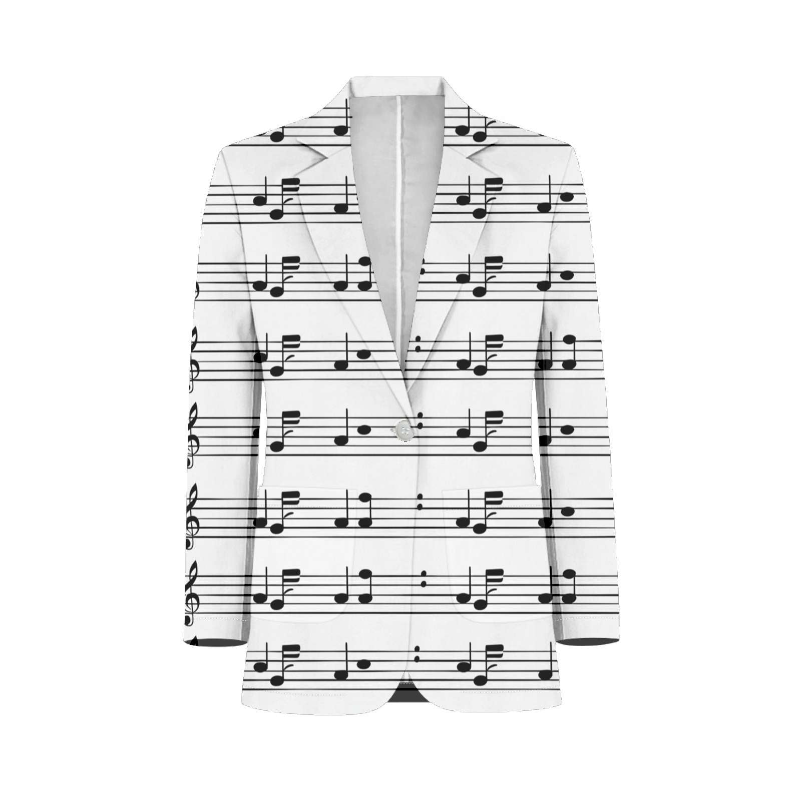 Simple Musical Notation Mens Suits Shawl Collar Slim Fit Suit Mens ...