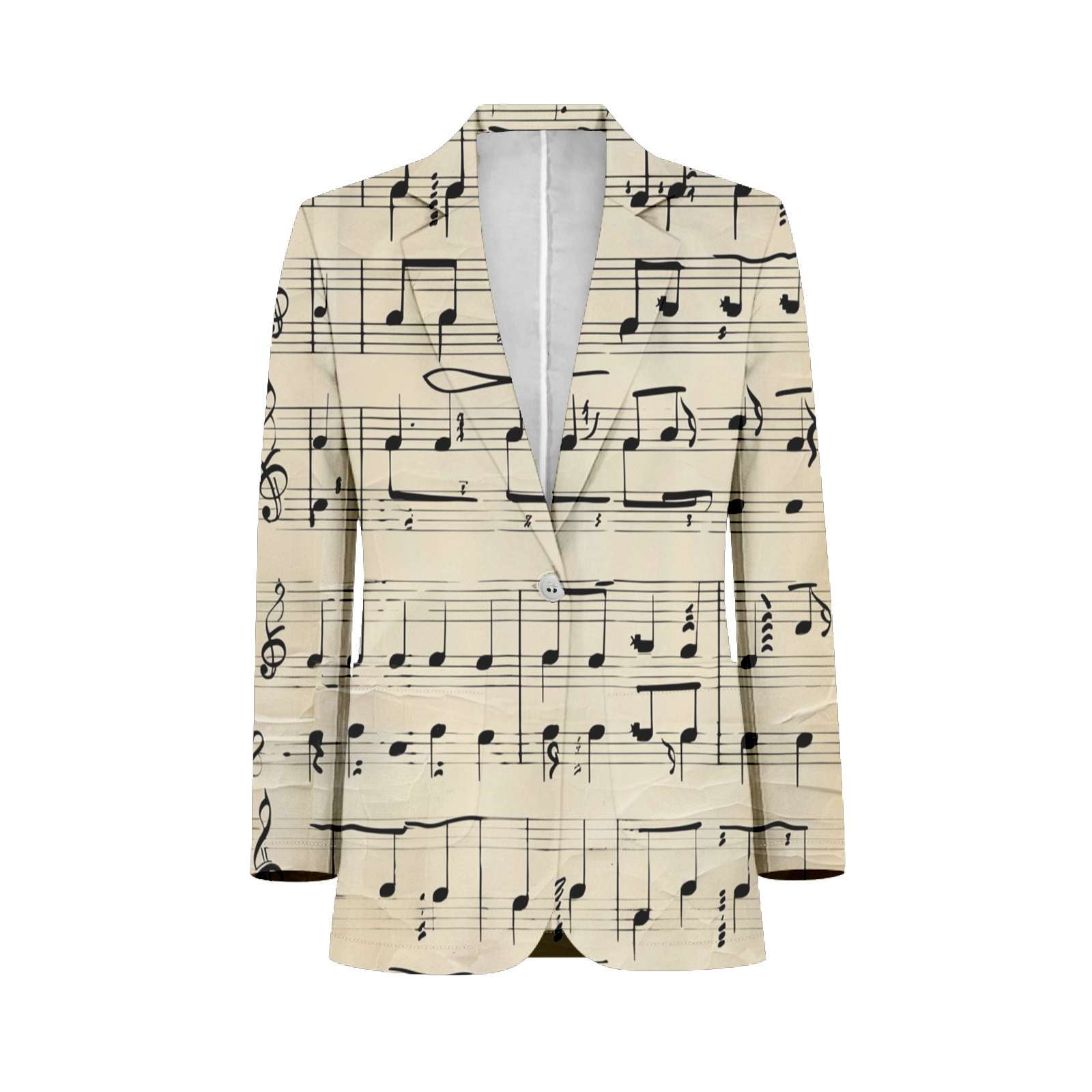 Simple Musical Notation Mens Suits Shawl Collar Slim Fit Suit Mens ...