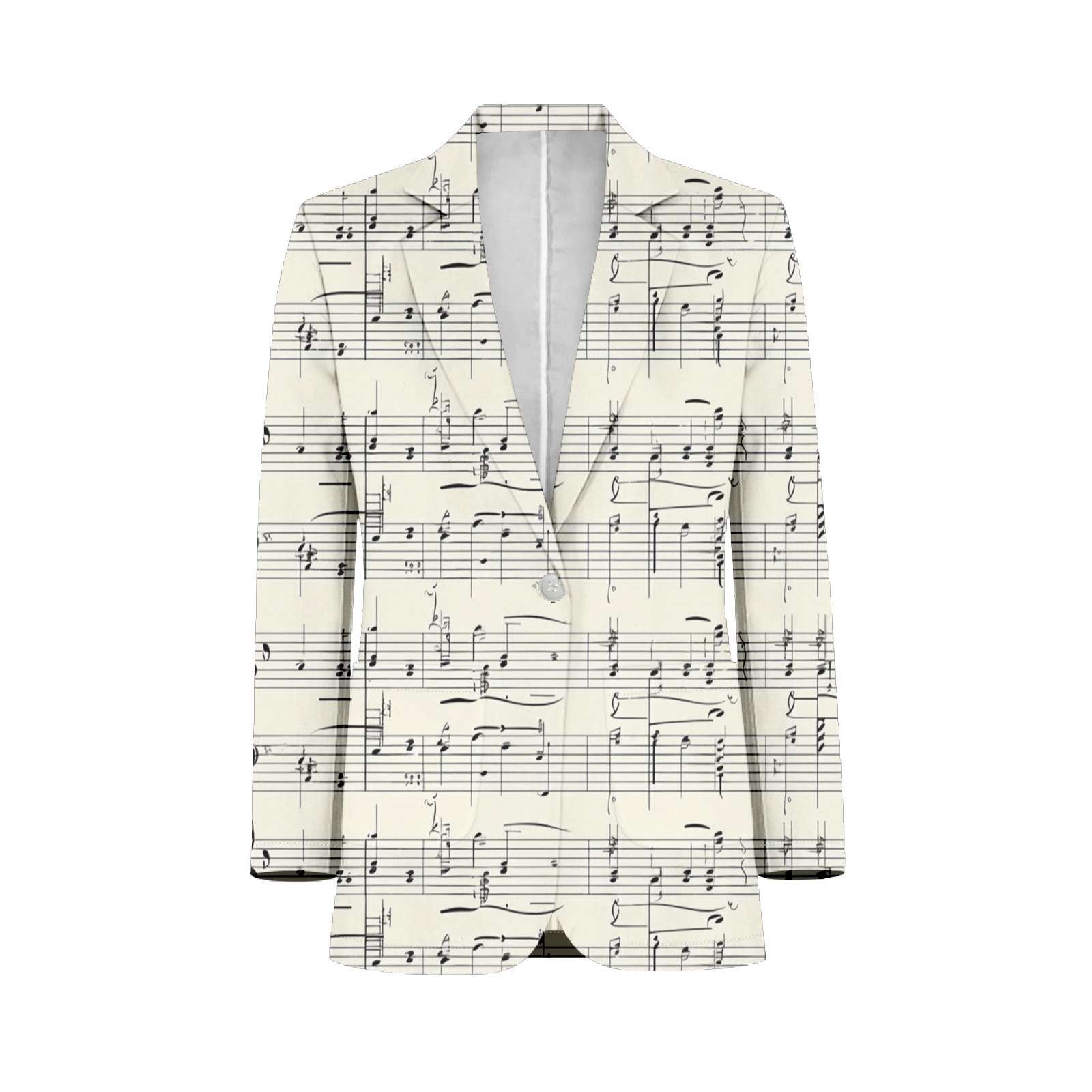 Simple Musical Notation Mens Suits Shawl Collar Slim Fit Suit Mens ...