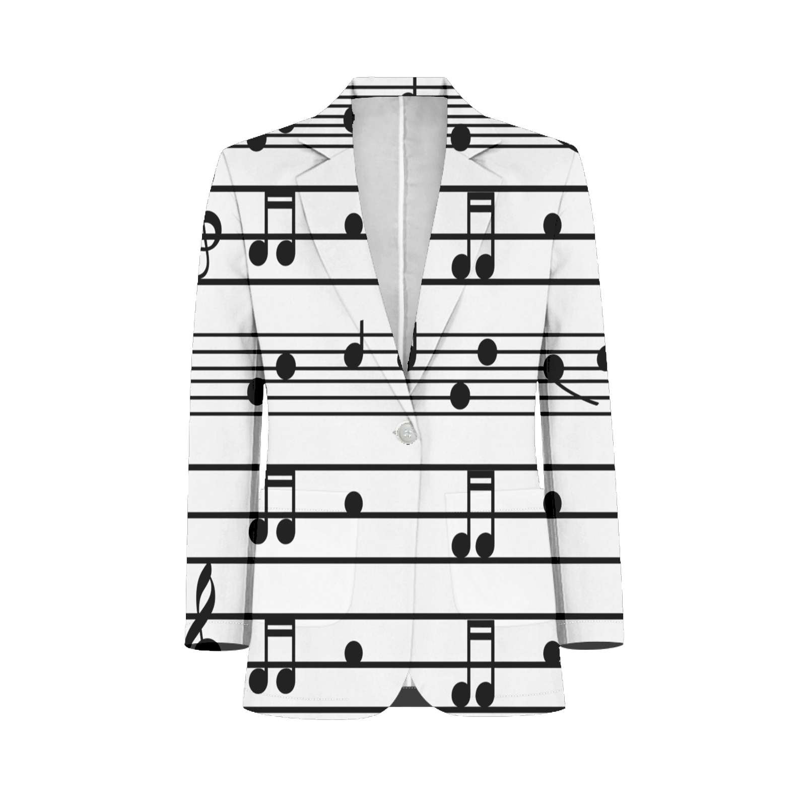 Simple Musical Notation Mens Suits Shawl Collar Slim Fit Suit Mens ...
