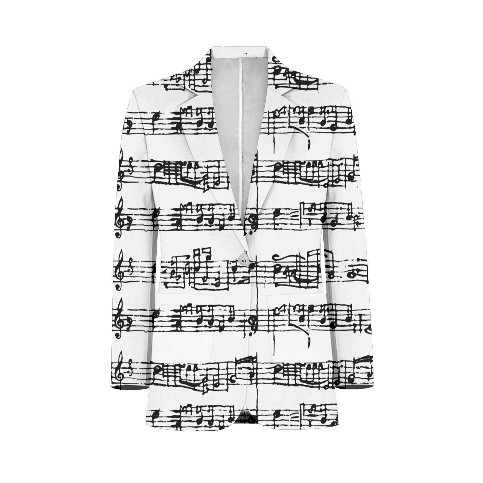 Simple Musical Notation Mens Suits Shawl Collar Slim Fit Suit Mens ...