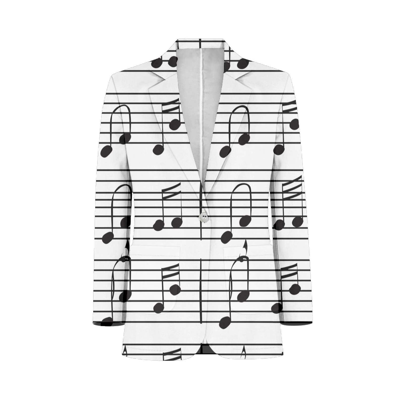 Simple Musical Notation Mens Suits Shawl Collar Slim Fit Suit Mens ...