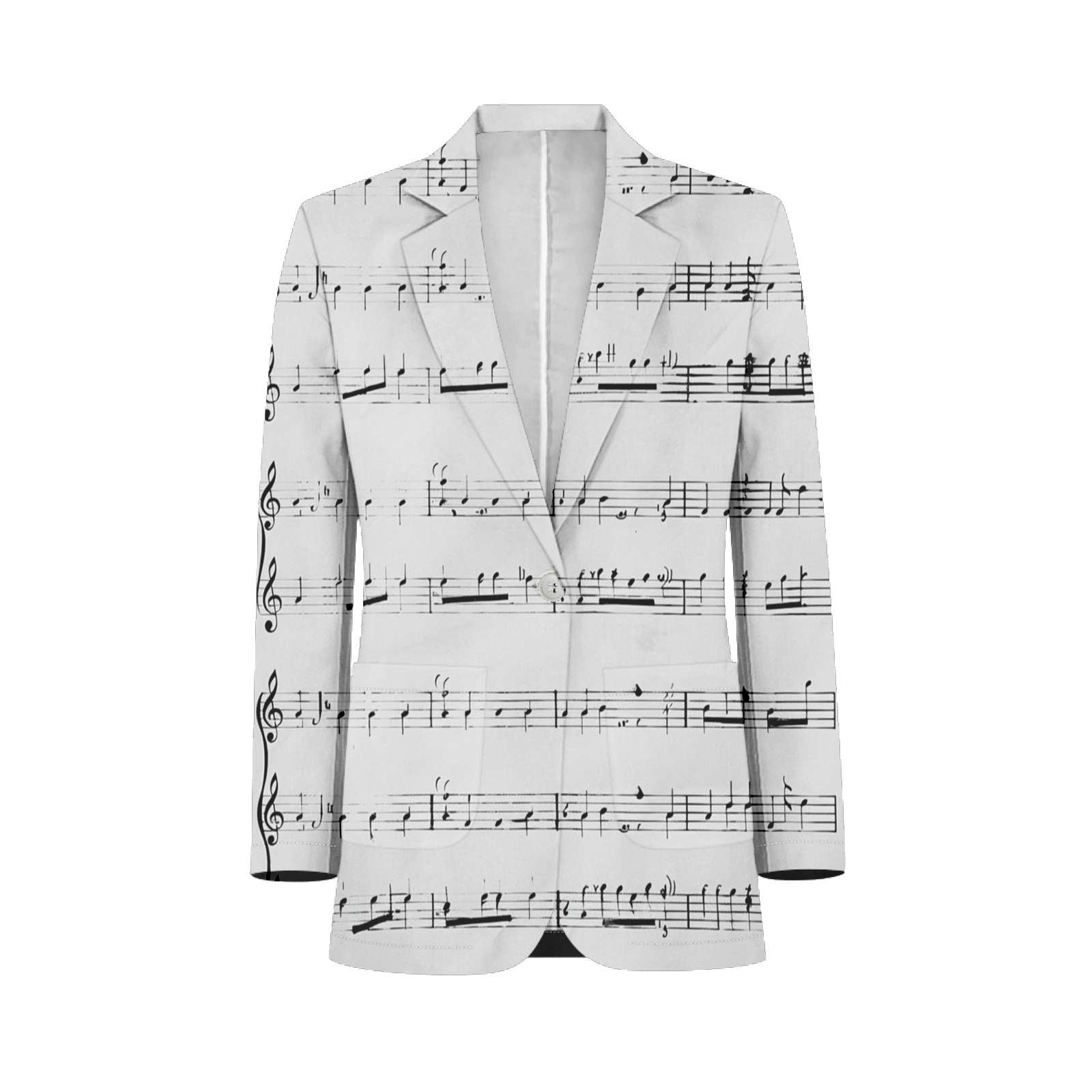 Simple Musical Notation Mens Suits Shawl Collar Slim Fit Suit Mens ...