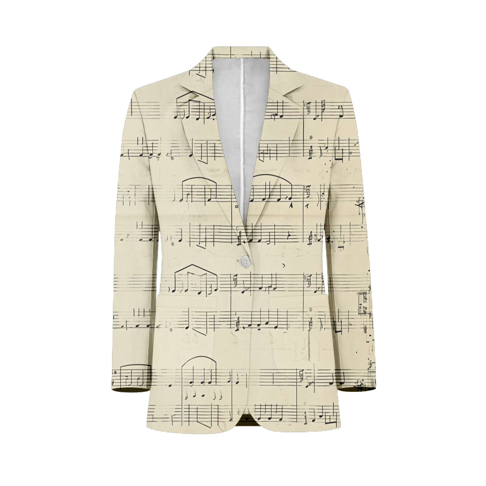 Simple Musical Notation Mens Suits Shawl Collar Slim Fit Suit Mens ...