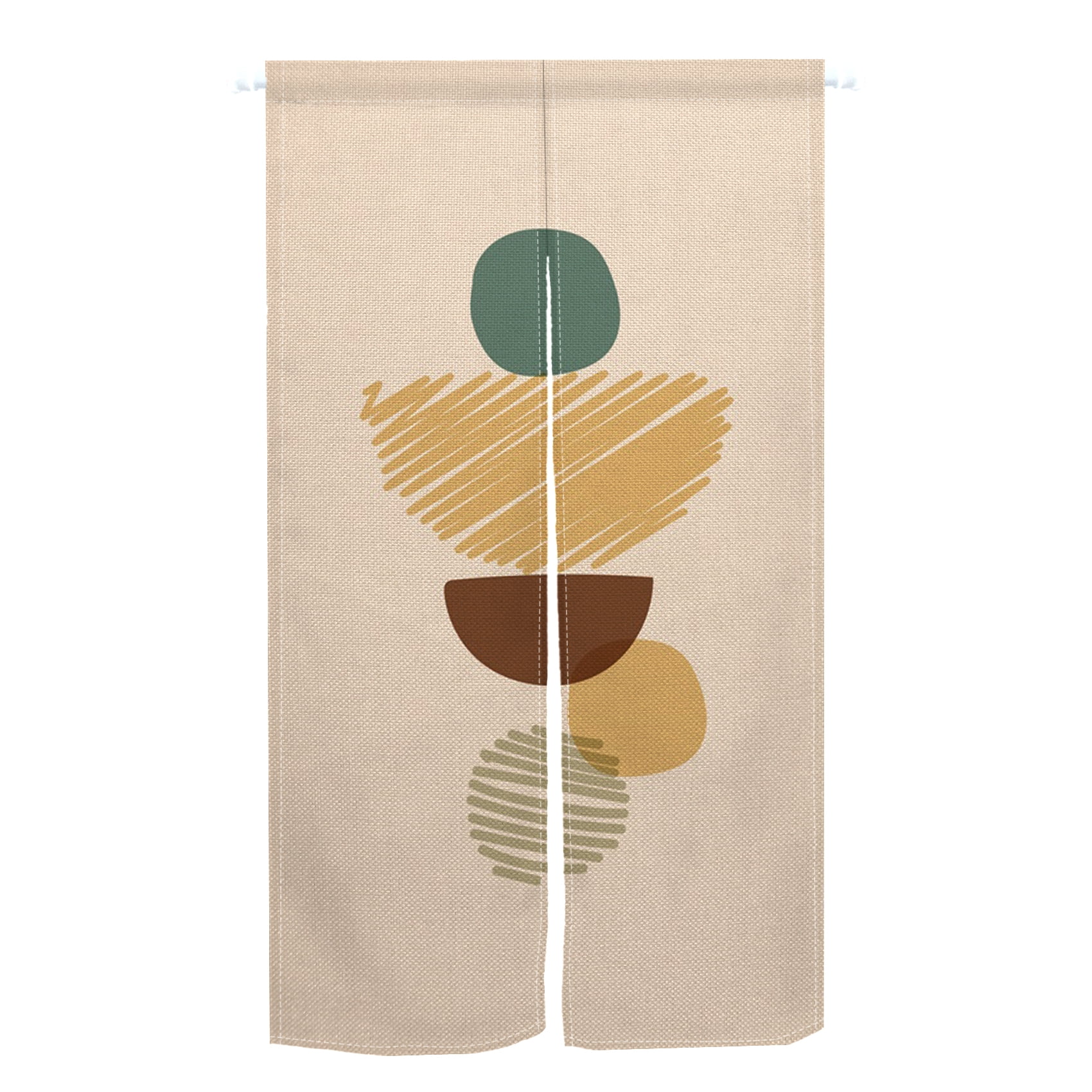 Simple Northern Europe Style Door Curtain Art Abstract Cafe rative ...