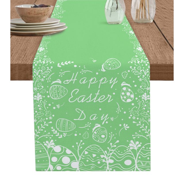 Simple Of Easter Rabbit Table Runner for Dining Table Wedding ...