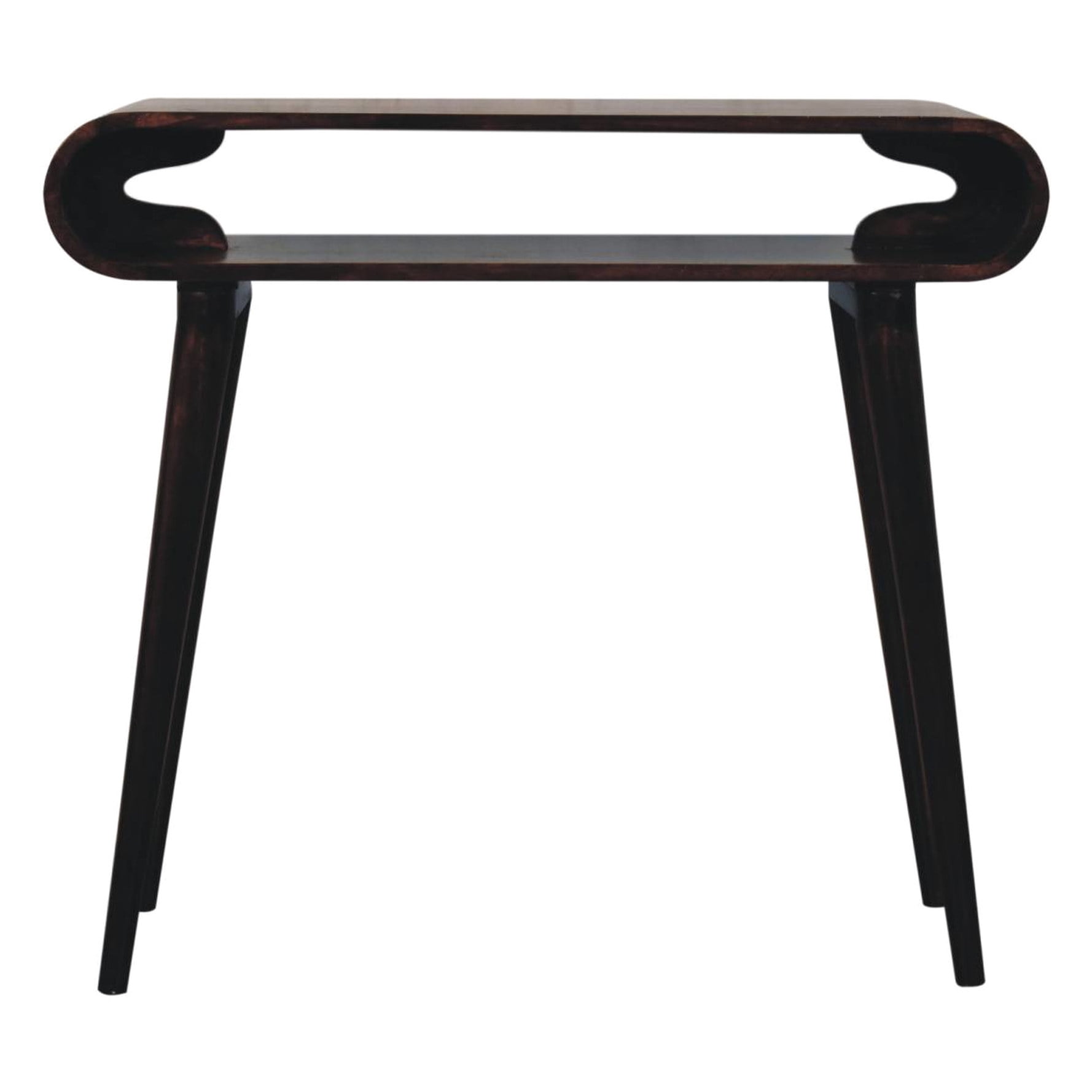 Simple Open Console, Walnut Color - Brighten Up Your Home - Walmart.com