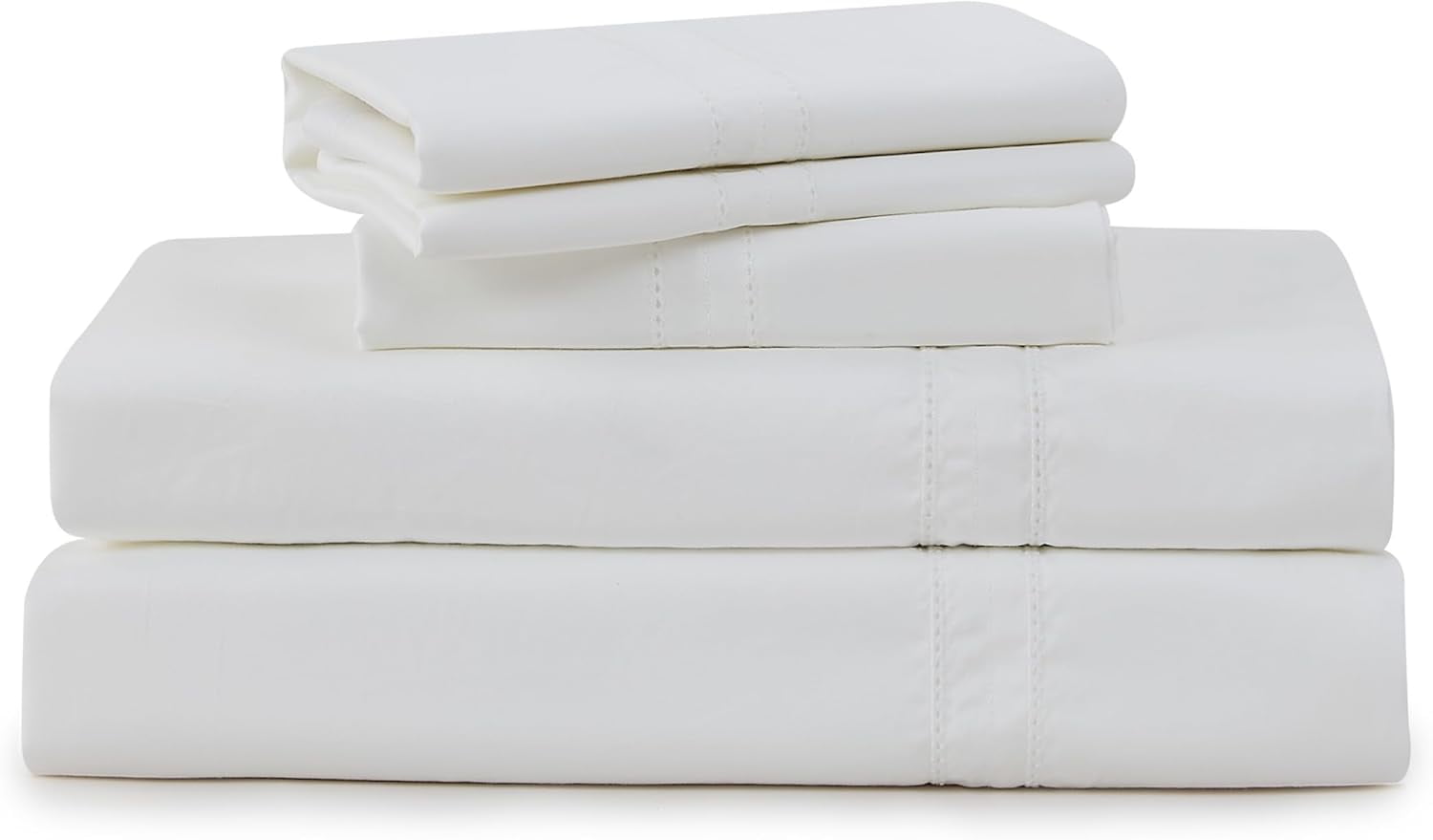 Simple&Opulence 100% Egyptian Cotton 400 Thread Count Queen Sheets-4 Pc ...