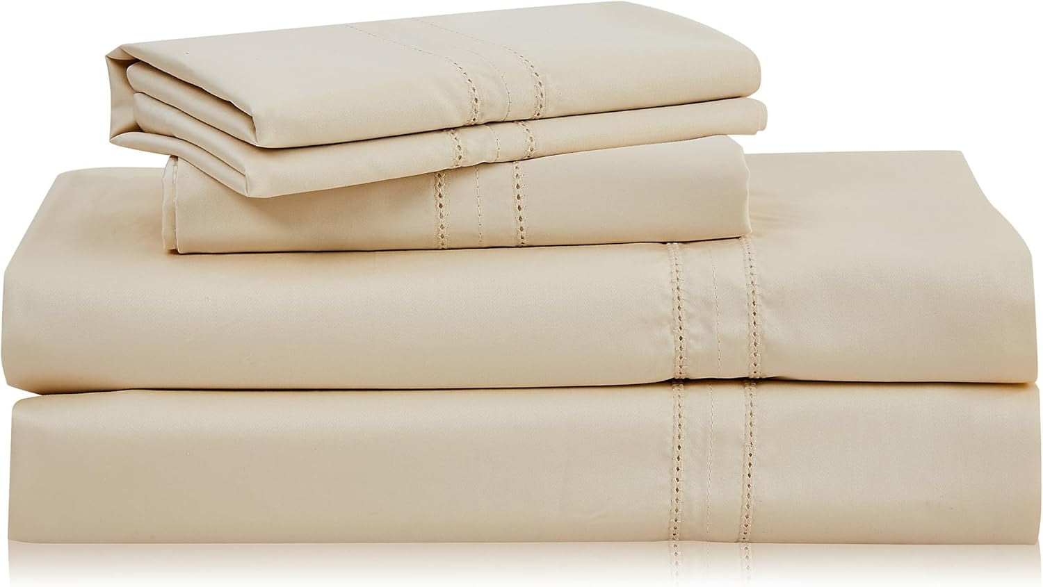Simple&Opulence 100% Egyptian Cotton 400 Thread Count Queen Sheets-4 Pc ...