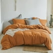 Simple&Opulence Linen Duvet Cover - Linen Cotton Blend 3 Pieces Bedding ...