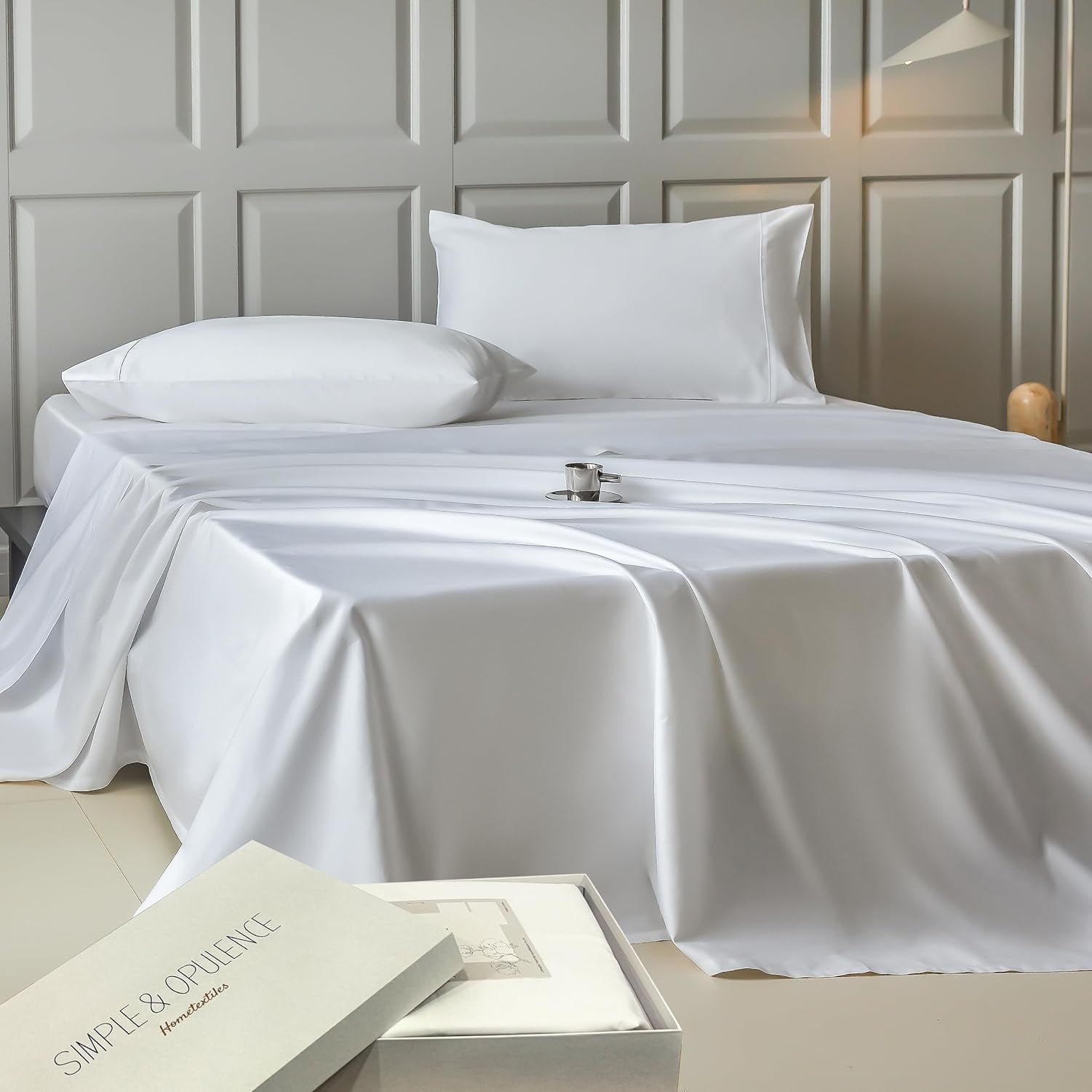 Simple&Opulence 100% Supima Cotton Sheet Set 600 Thread Count for Queen ...