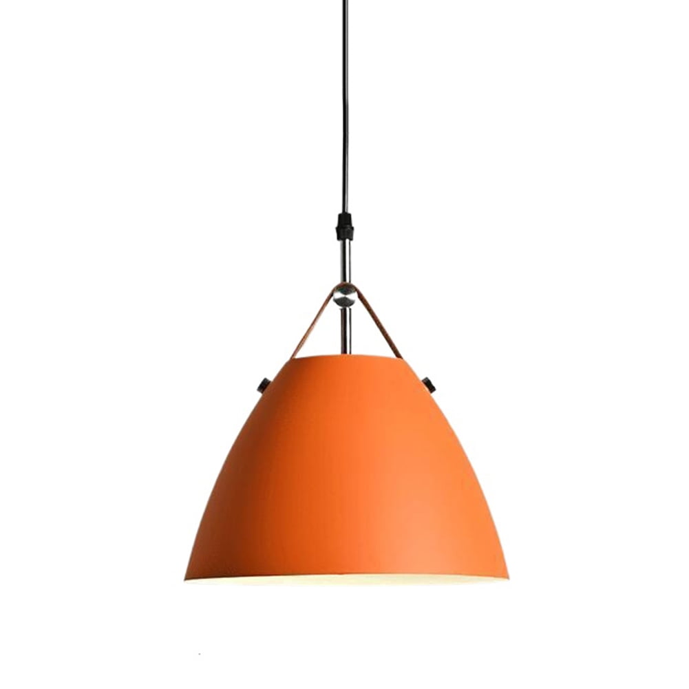 Simple Orange Pendant Light Fixtures for Over Kitchen Island, Retro ...