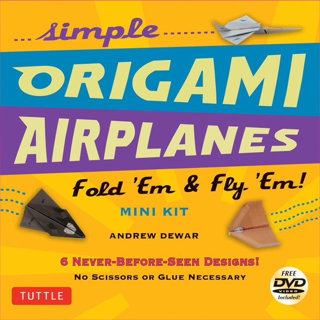 Simple Origami Airplanes Mini Kit: Fold 'em & Fly 'Em!: Kit with ...