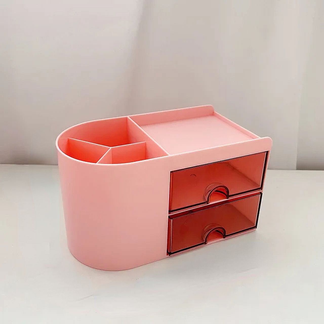 Simple Pen Holder With Drawer Multifunction Desktop Organizer ...