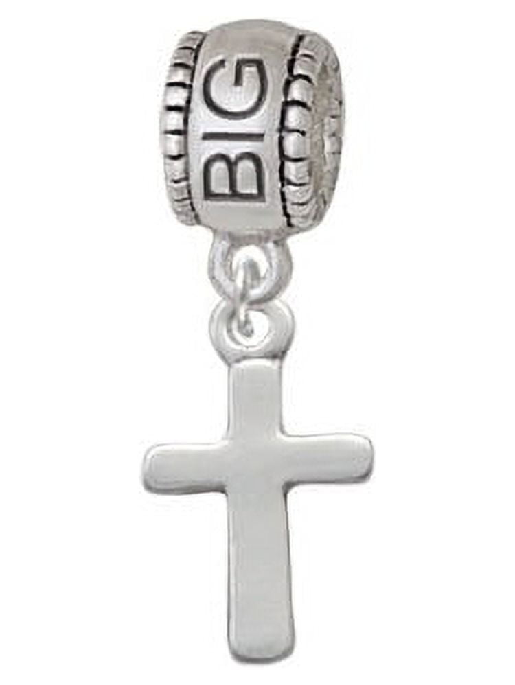 Simple Plain Small Cross - Big Sister Charm Bead - Walmart.com