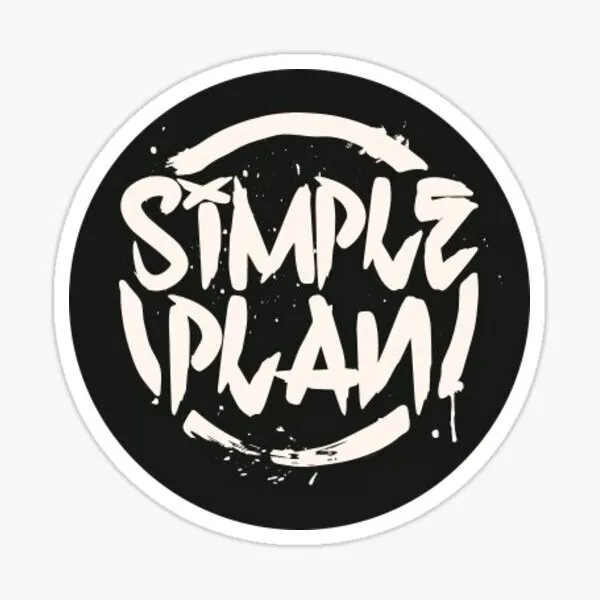 Simple Plan Sticker Phone Decal Water Bottle Stickers Car Decals ...