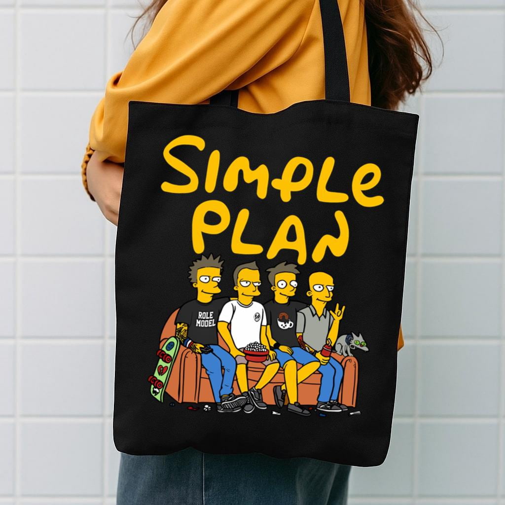 Simple Plan Tour 2024 North American Tote Bag S--TH15516 - Walmart.com