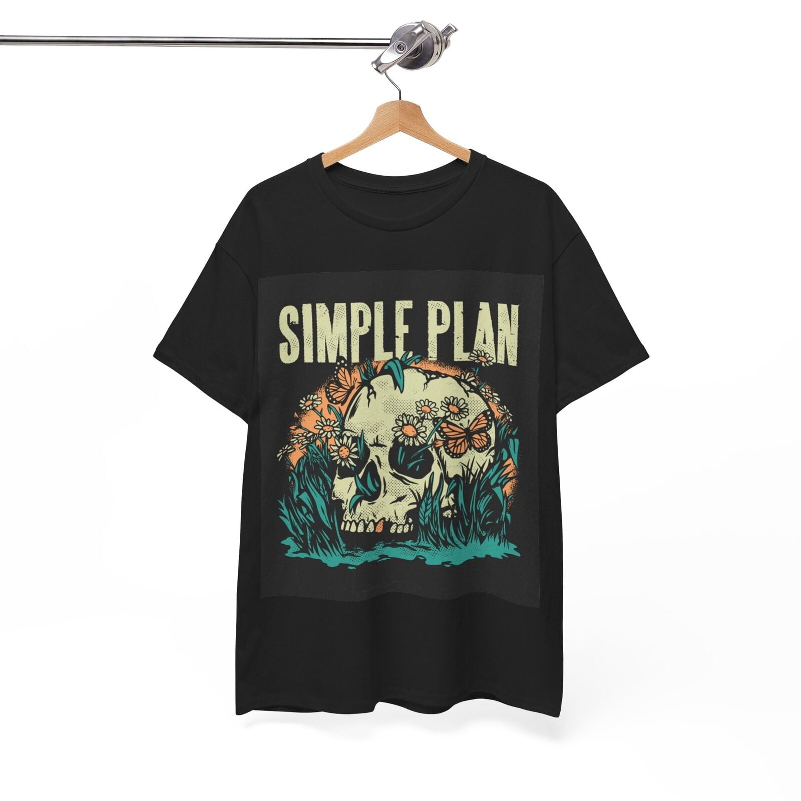 Simple Plan Tshirt Vintage Punk Rock Merch Album Unisex Heavy Cotton ...